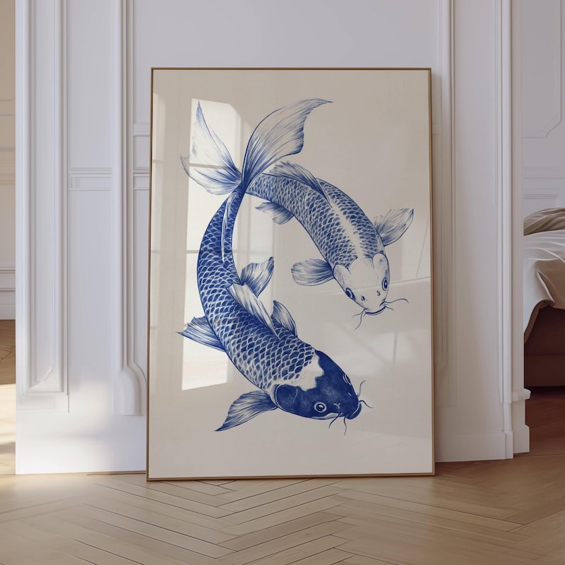 Coi Fish Wall Art - Etsy