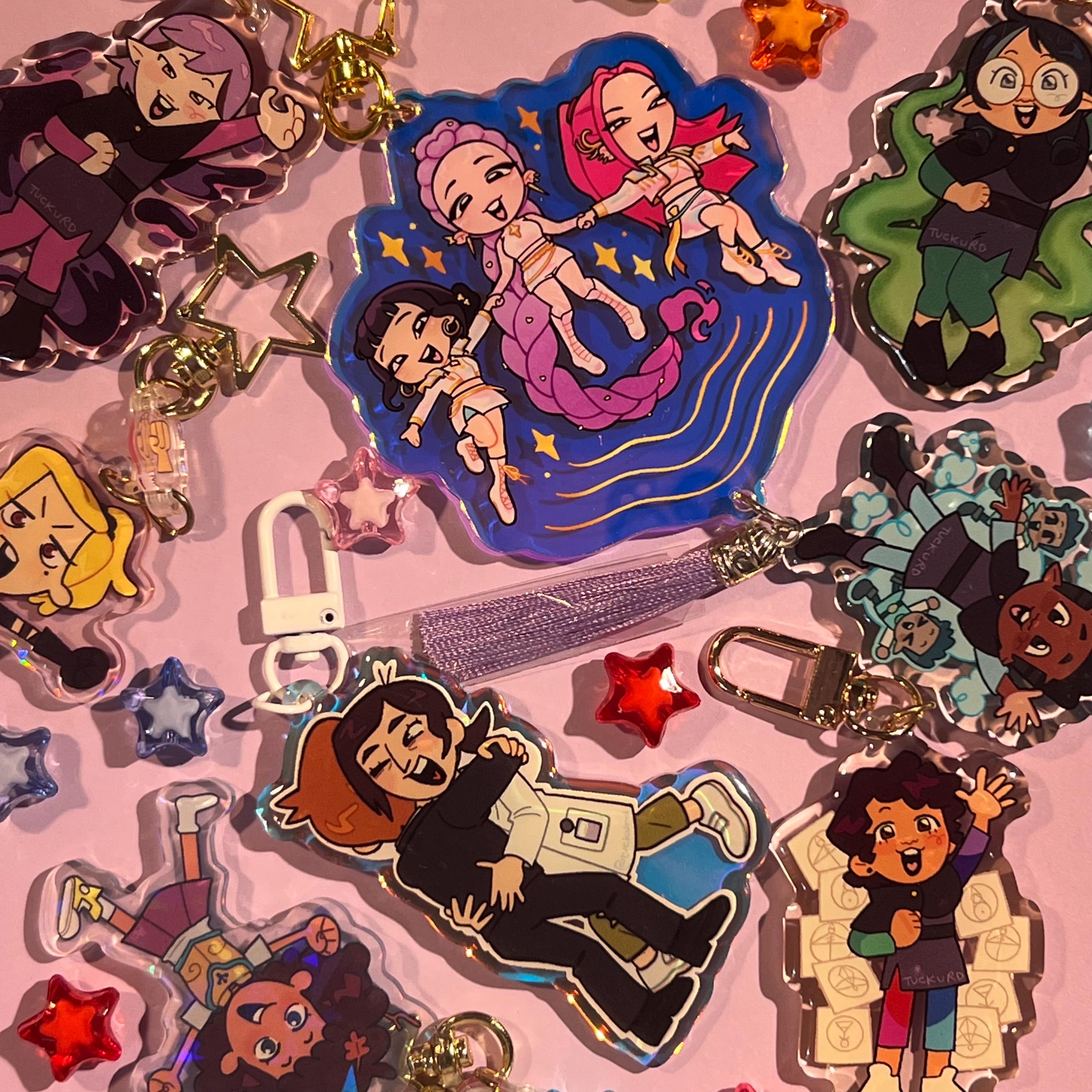 B-grade Cartoon Character Keychain - Etsy