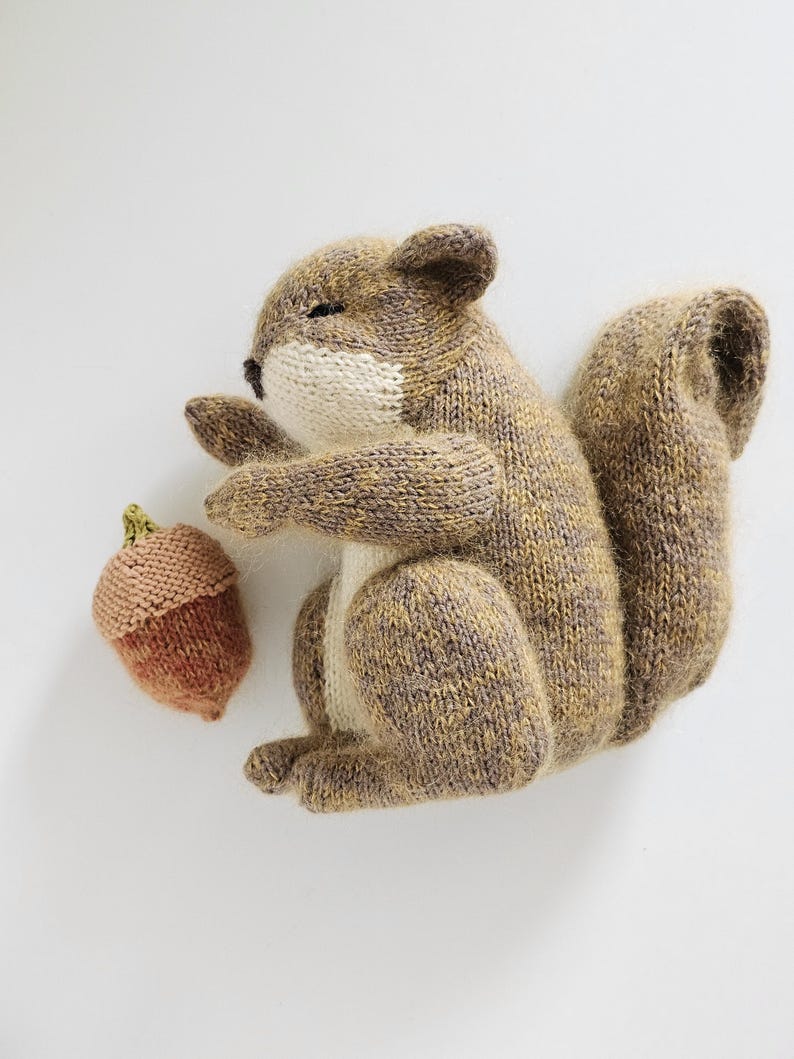 Squirrel Toy Knitting Pattern PDF/ Baby Gift / Kids Soft Toy/ Baby Gift ...