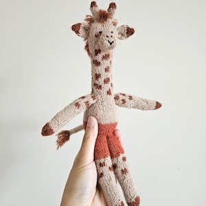 Giraffe Toy Knitting Pattern: DIY Plushie (PDF Pattern) - Etsy