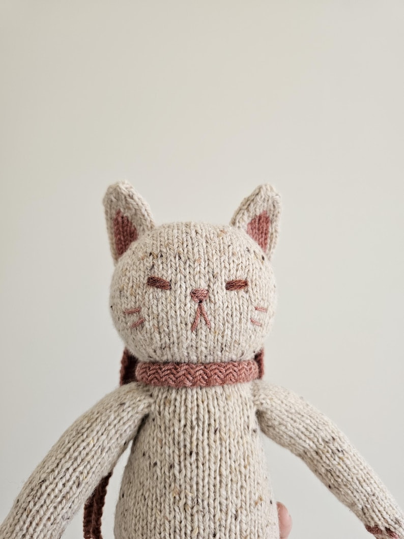 Cat Knitting Pattern PDF: Mochi Cat Doll - Etsy