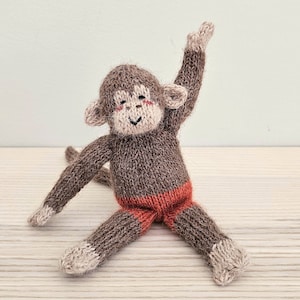 Monkey Toy Knitting Pattern PDF/ Baby Gift / Kids Soft Toy/ Baby Gift ...