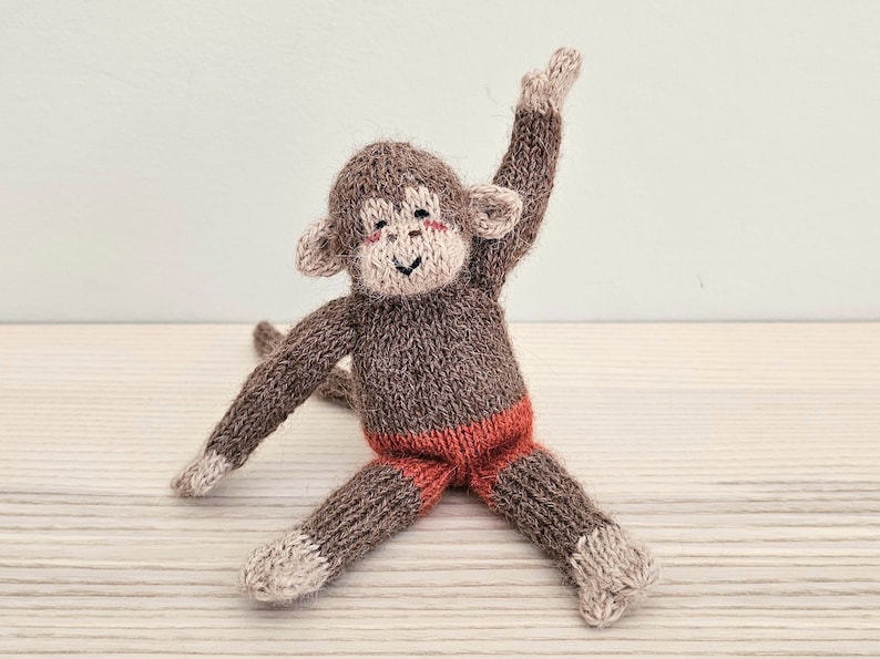Monkey Toy Knitting Pattern PDF/ Baby Gift / Kids Soft Toy/ Baby Gift ...