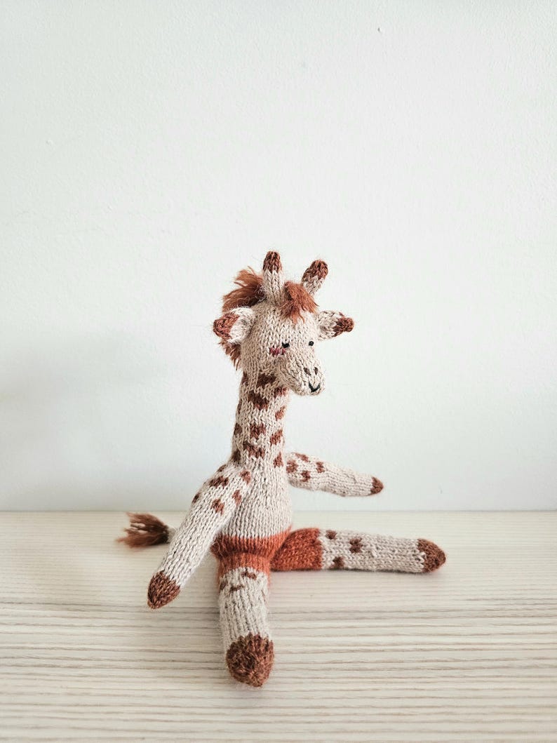 Giraffe Toy Knitting Pattern: DIY Plushie (PDF Pattern) - Etsy