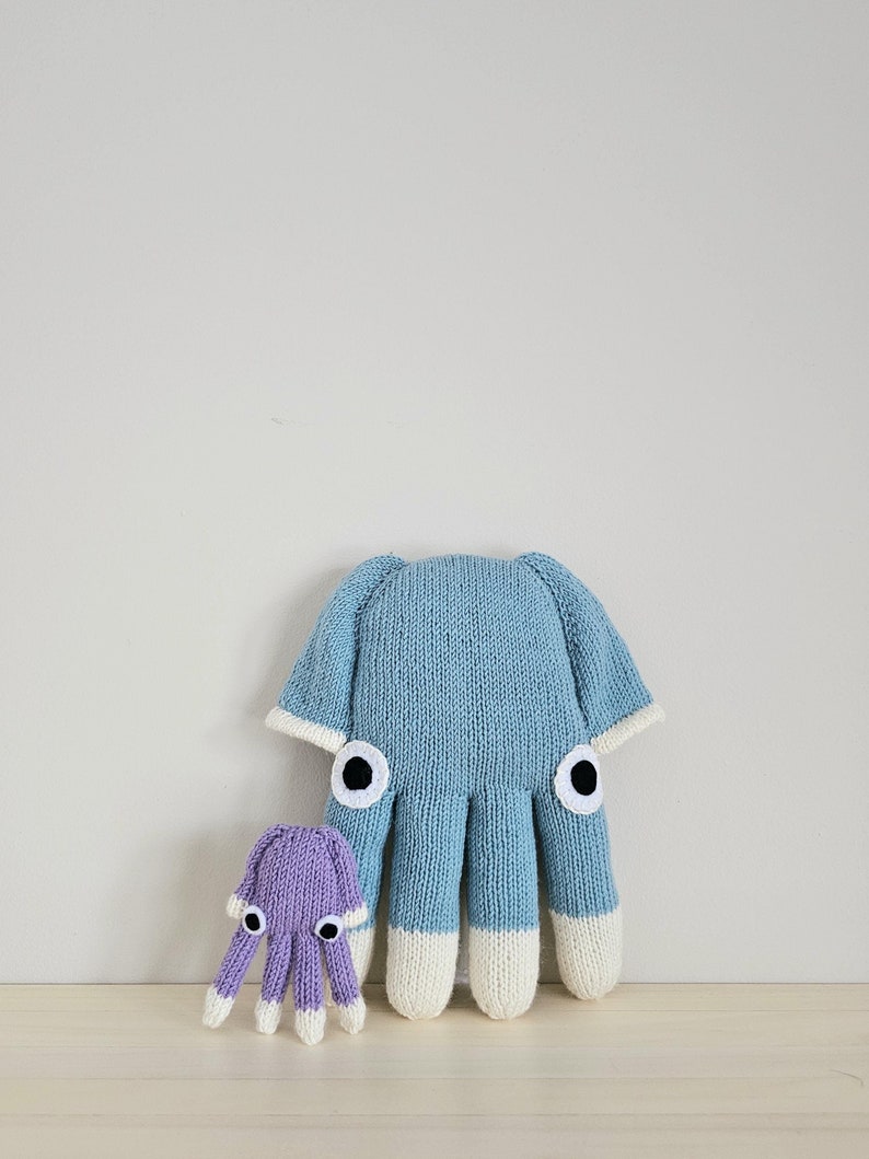 Squid Toy Knitting Pattern: DIY Plushie (PDF Pattern) - Etsy