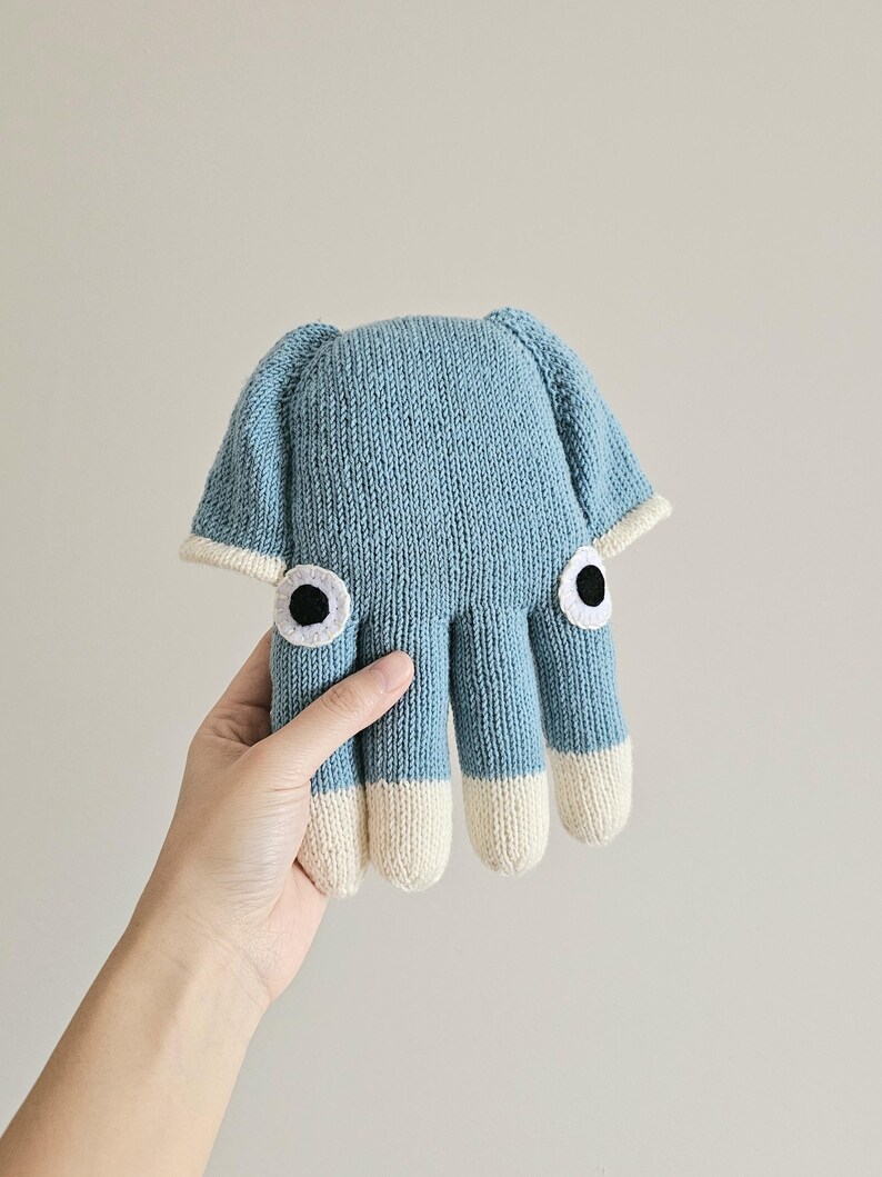 Squid Toy Knitting Pattern: DIY Plushie (PDF Pattern) - Etsy