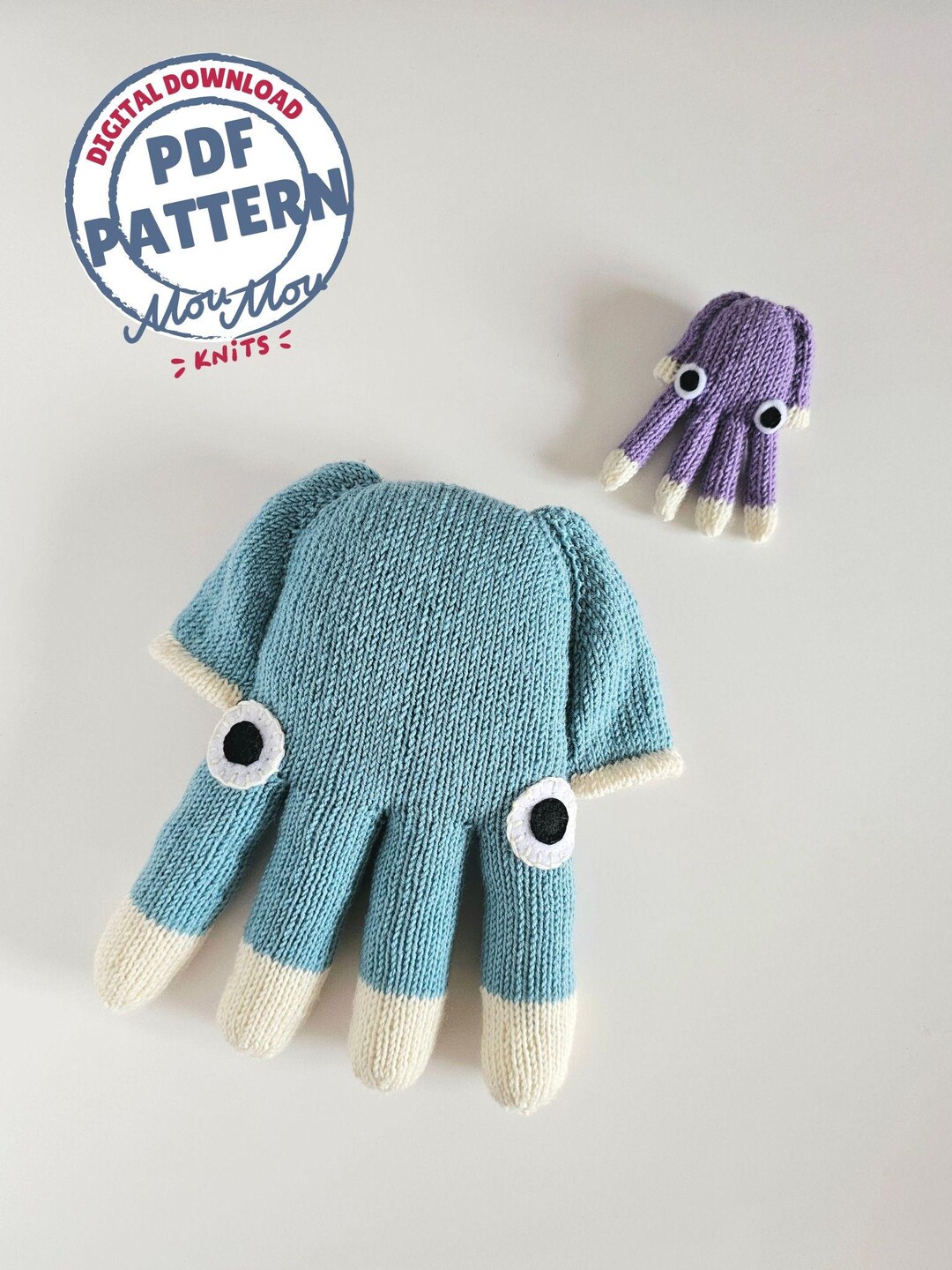 Squid Toy Knitting Pattern: DIY Plushie (PDF Pattern) - Etsy