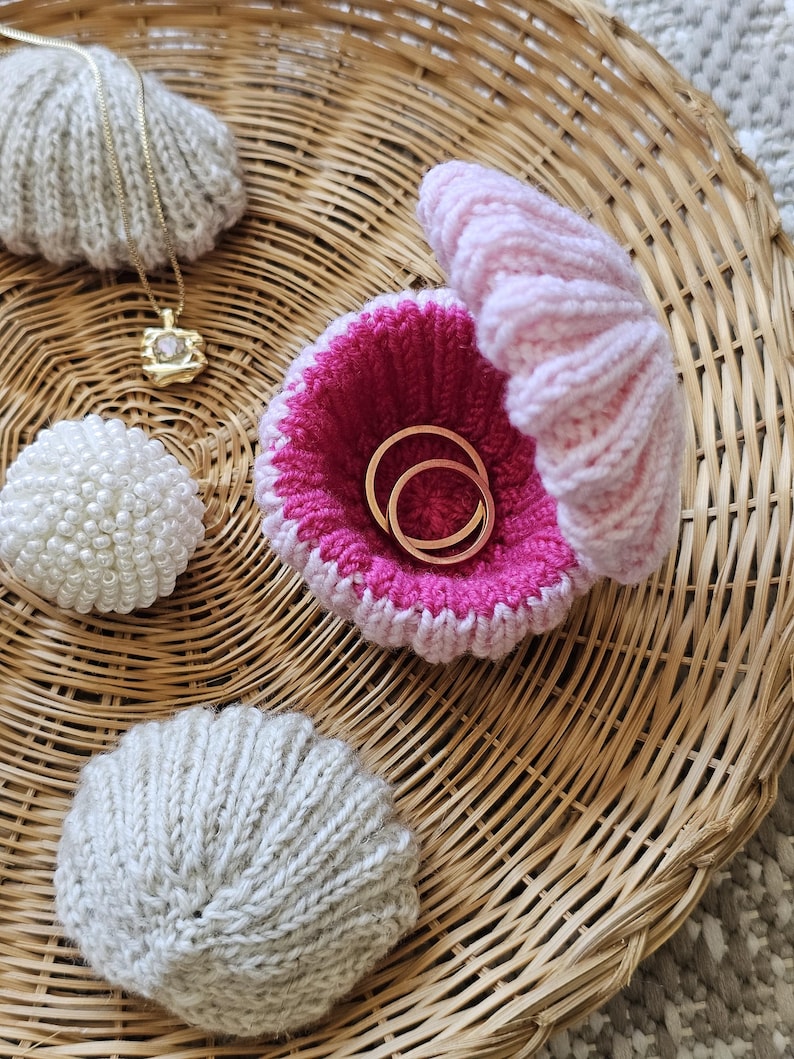 Seashell Knitting Pattern PDF/ Kids Soft Toy / Home Decor / Jewelry ...