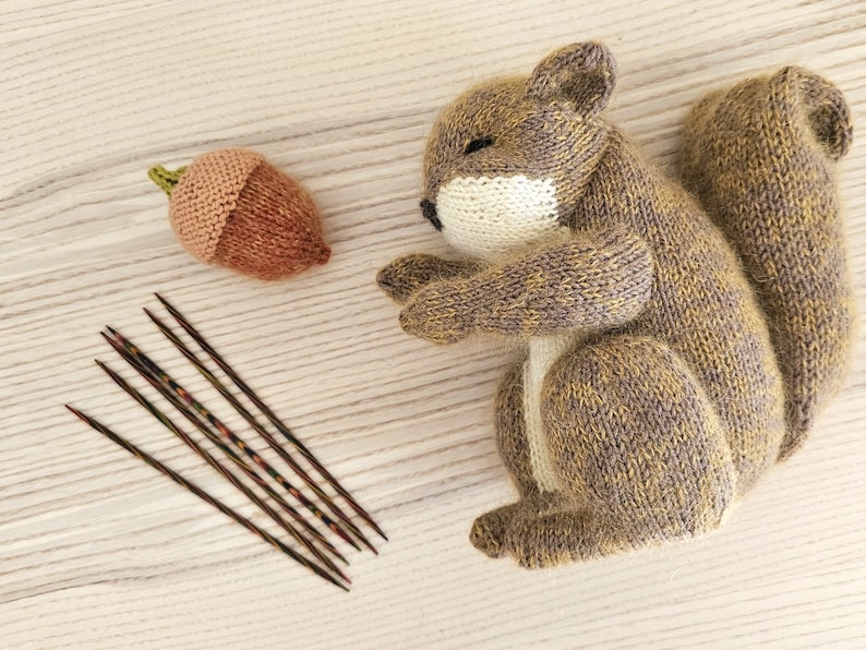Squirrel Toy Knitting Pattern PDF/ Baby Gift / Kids Soft Toy/ Baby Gift ...