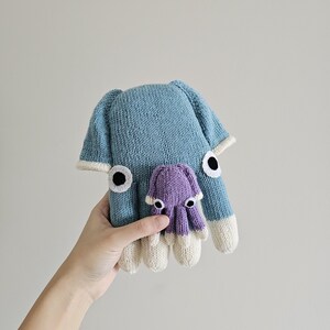 Squid Toy Knitting Pattern: DIY Plushie (PDF Pattern) - Etsy