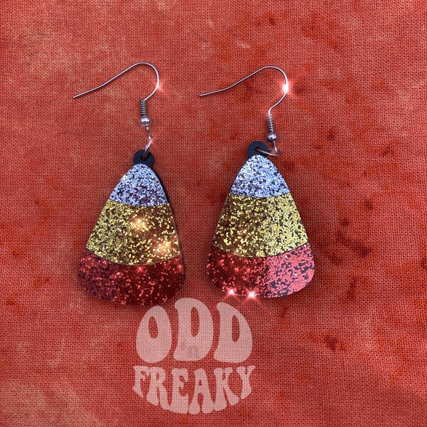 Glitter Candy Corn - Etsy