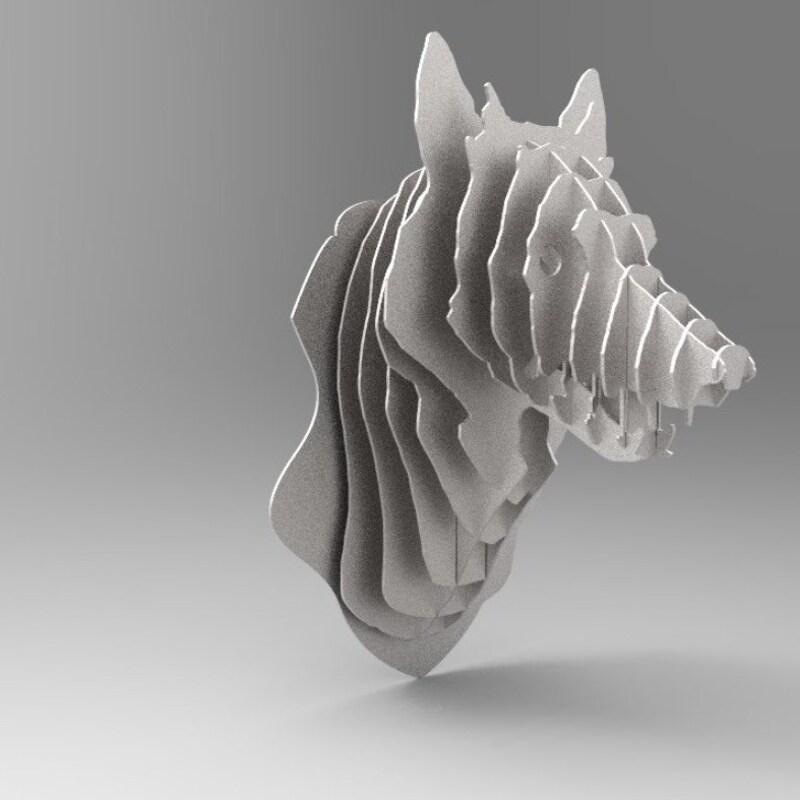 3d Animal Head - Etsy UK