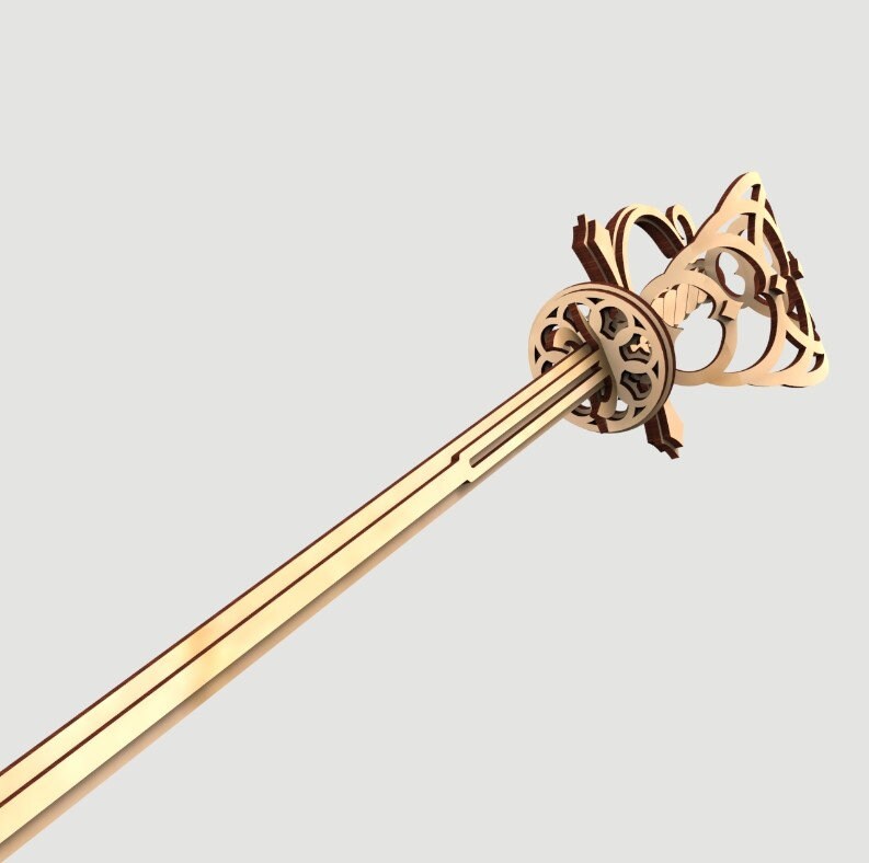 Template Laser Sword Model Puzzle Cut File Vector Cdr Dxf - Etsy