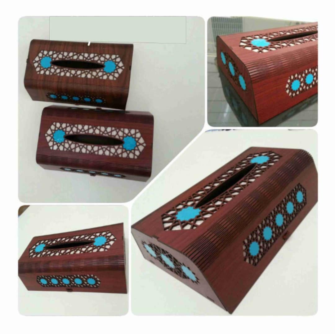 3D Tissue-box-template Laser Cutting Template 3D Model Puzzle File Cdr ...