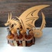 Dragon Beer 3D Model Puzzle Tray and Drink Holder Svg Dxf File 3D ...