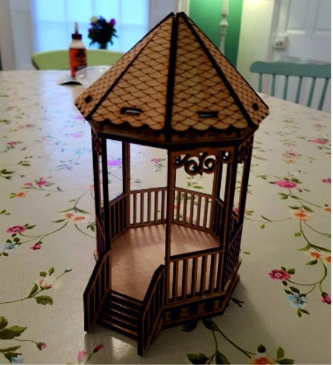 Alcove- for Home 3D Model Puzzle Wood Dxf Cdr Digital Vector Files ...