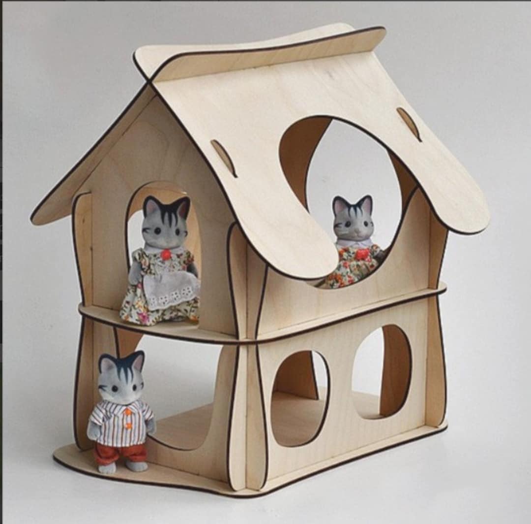 3D Model Puzzle-house- Template 3D Model 3D Puzzle House-template Svg ...