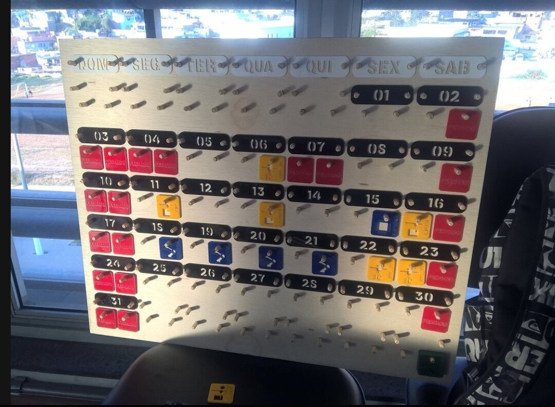 Cutter Workshop Calendar Puzzle 3D Model Laser Cut Files Cnc Vector Dxf ...