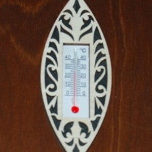 Wall Thermometer Cover 3D Model Puzzle Laser Cut Template Model Puzzle ...