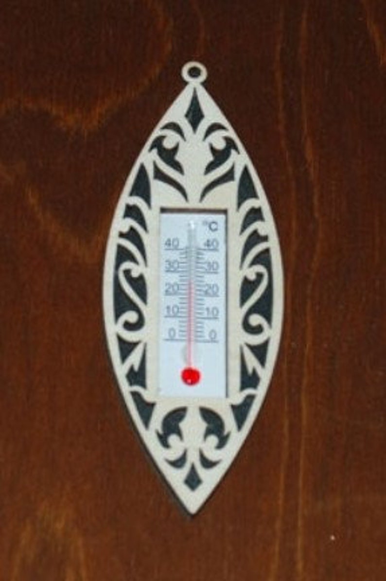 Wall Thermometer Cover 3D Model Puzzle Laser Cut Template - Etsy