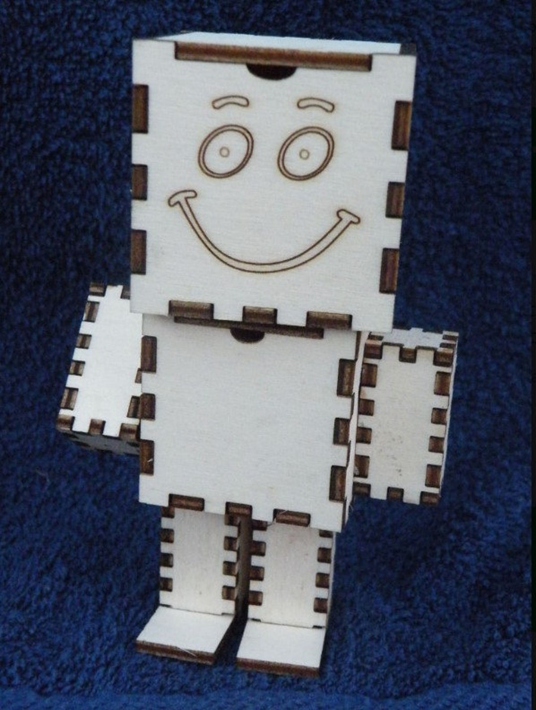Laser Cut Robot Wooden Toy: 3D Model Template (DXF, CDR, PDF) - Etsy UK