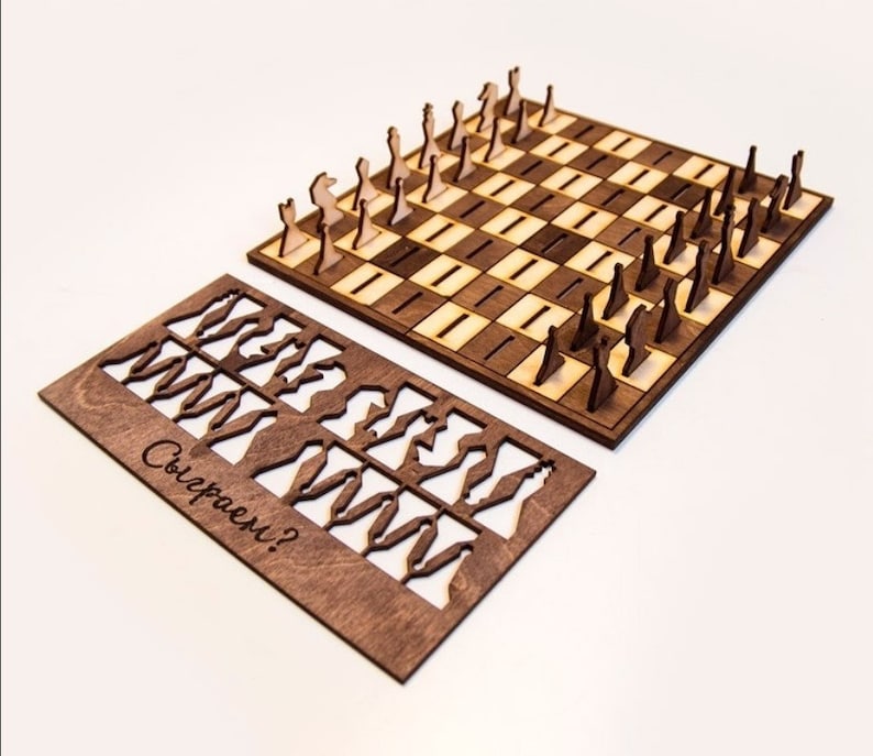 Laser Chess 3d Model Puzzle File Vector Cdr Dxf Vector Cnc Files ...