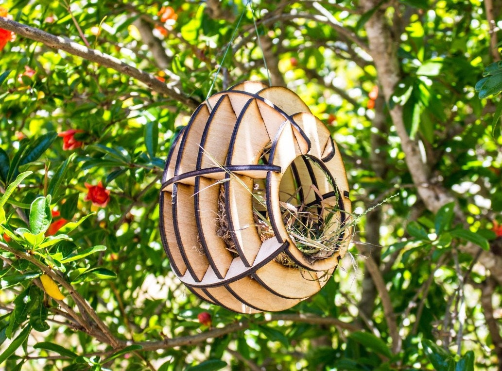 3D Bird House Plans Svg Dxf 3D Model Puzzle Cut File - Etsy