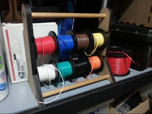 Laser Cut Wire Spool Holder 6mm 3D Model Puzzle File Cnc Laser - Etsy