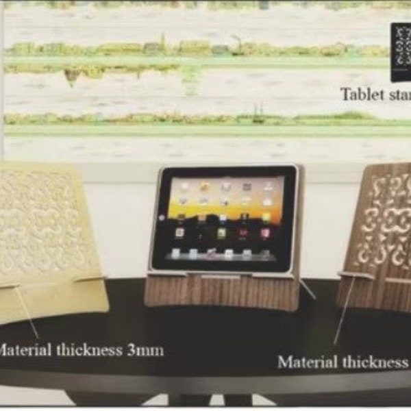 Tablet Stand Svg - Etsy