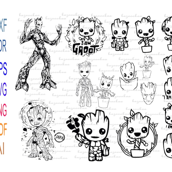 Groot Svg - Etsy