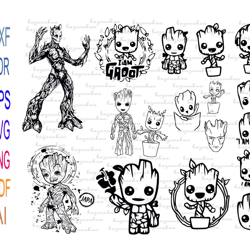 Groot Svg - Etsy