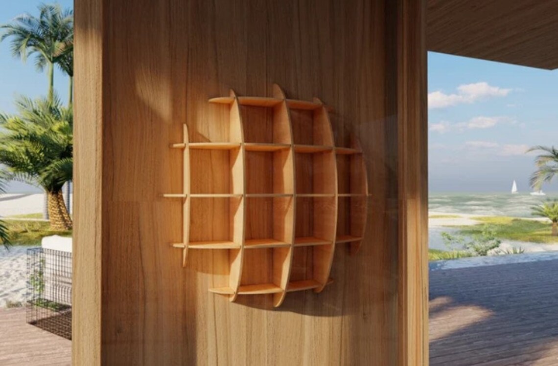 Sphere Shelf 10mm Model Puzzle Cut File Vector Cdr Svg Dxf - Etsy