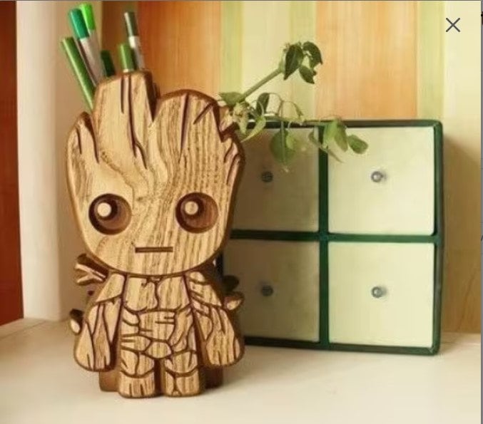Groot 3d Model Puzzle Baby Groot Laser Cut Dxf Cdr Svg Vector - Etsy ...
