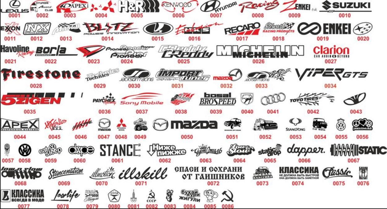 Laser Cut Files-car- Logos- and Brands-vector Pattern- Laser Cut Wood ...