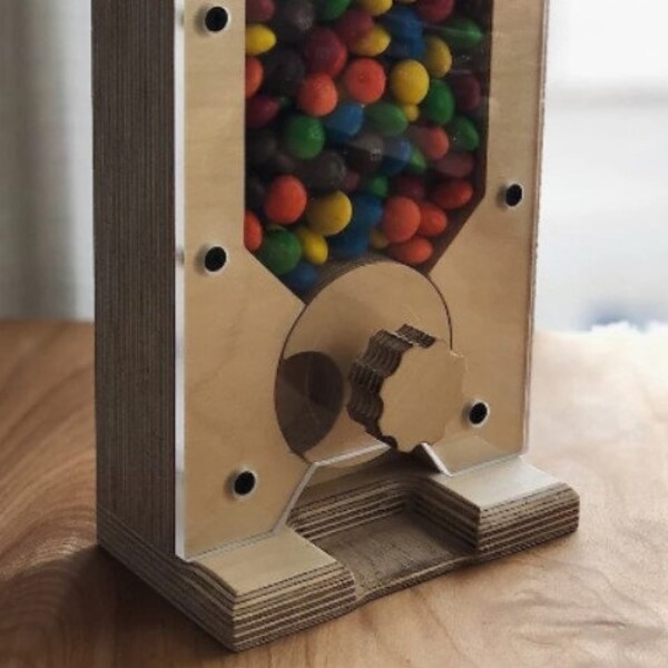 Wooden Sweet Dispenser - Etsy UK