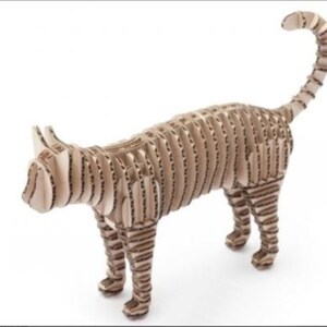 Cut File-cat-3d-puzzle3d Wooden Cut File Vector Download - Etsy