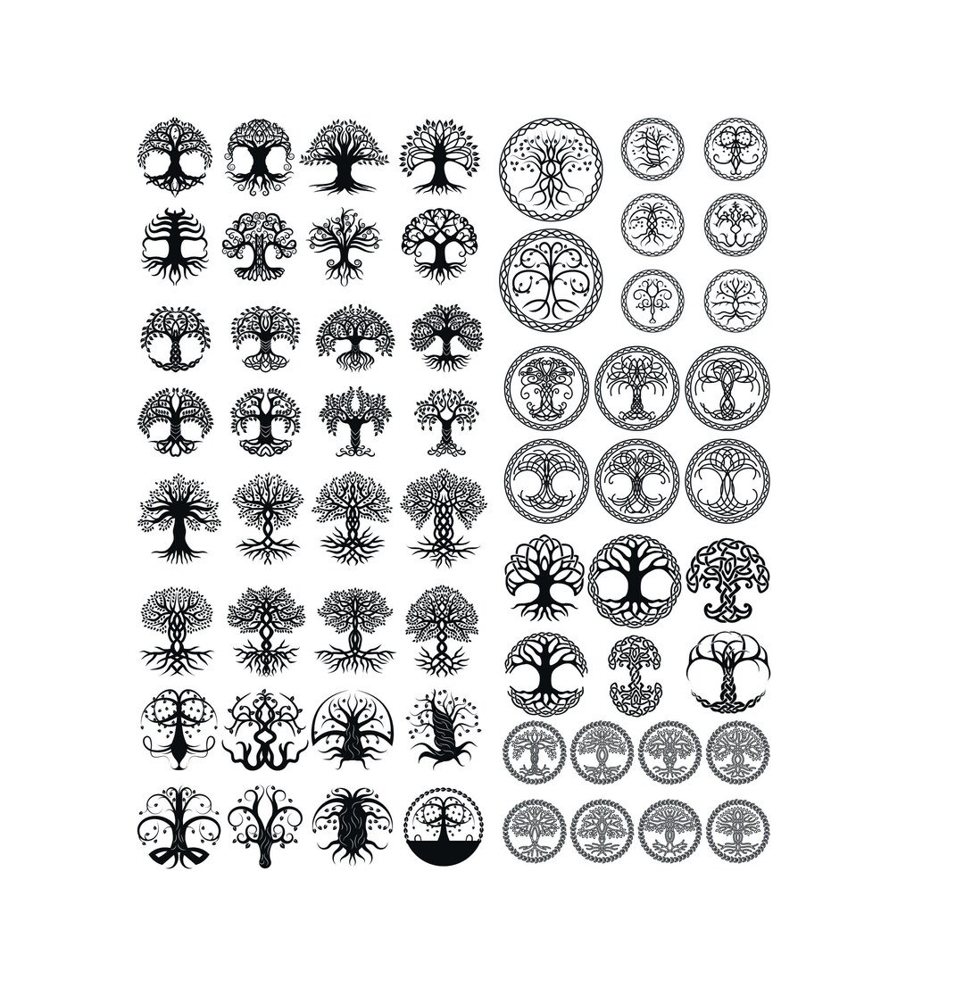 Tree- Svg Cdr Cut File Vector File Cut Files for Cricut Files Digital ...
