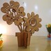 Cut Wooden Flowers- Decor- 3mm Cdr Dxf Vector Wooden Constructor - Etsy