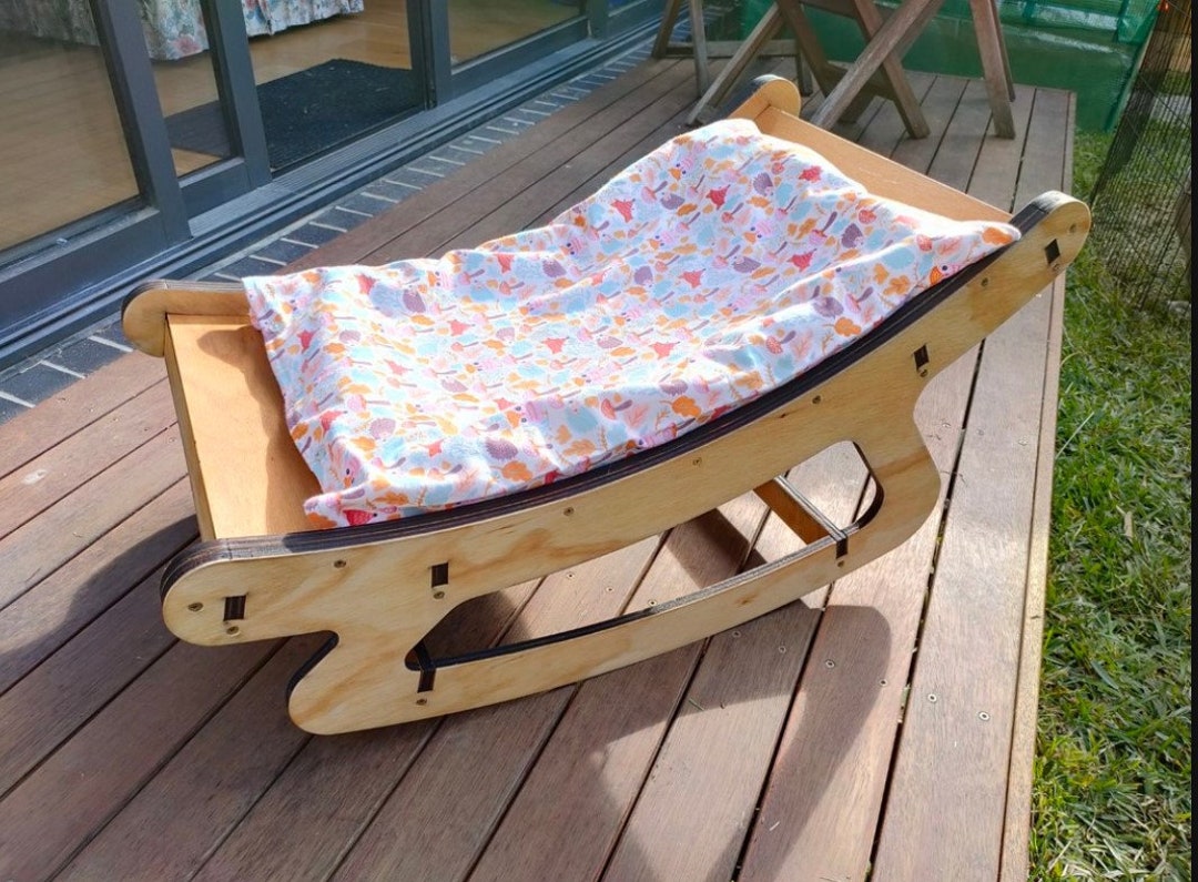 Baby Rocker Template 3D Model Puzzle File 3D Cdr Dxf Vector Cnc Files ...