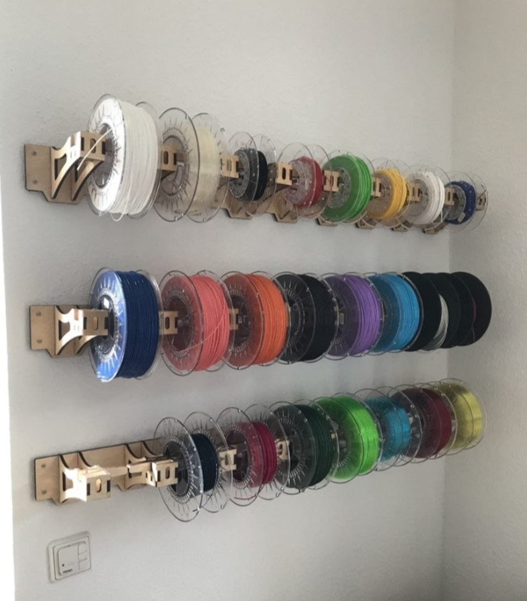 Cut Hanging - Filament Spool Holder 6mm CDR 3D Model Puzzle File 3D Svg ...