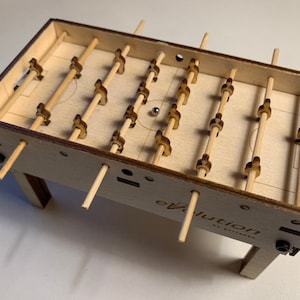 Foosball Table Template Plywood Model Puzzle Cut File Decoration Wooden ...