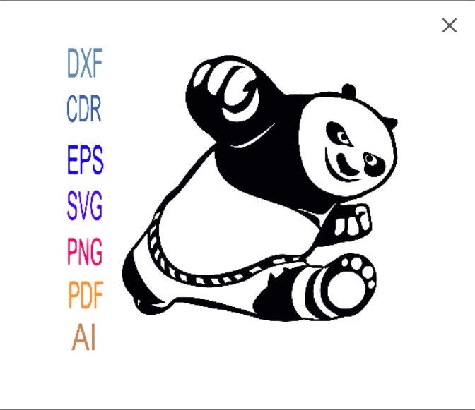Funny Panda SVG Cut File: Vector Animal Design (digital Download) - Etsy