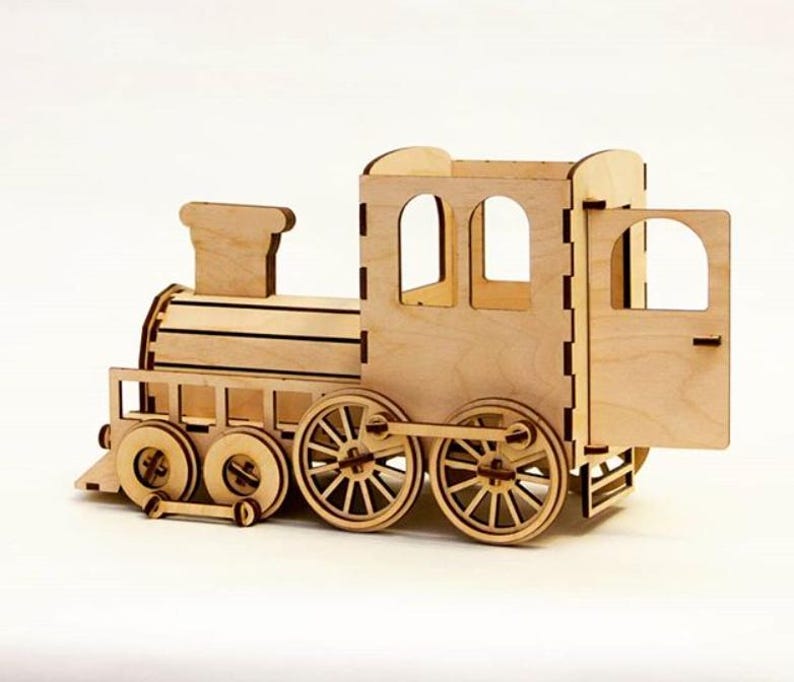 3D Train Pen Holder: Laser Cut Files (digital Download) - Etsy Australia