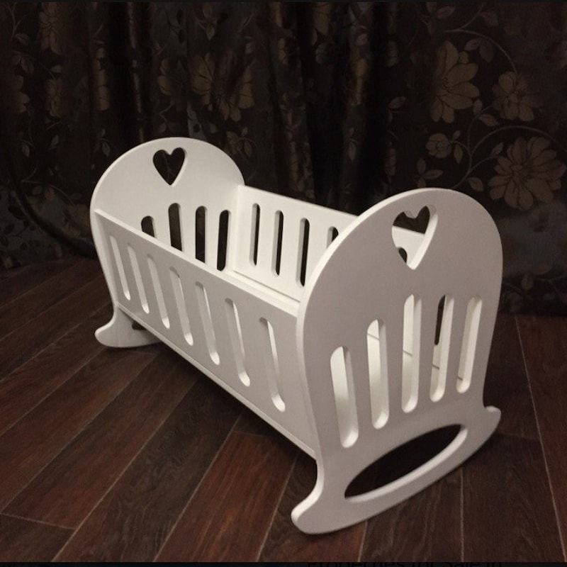 3d Paper Crib Template - Etsy