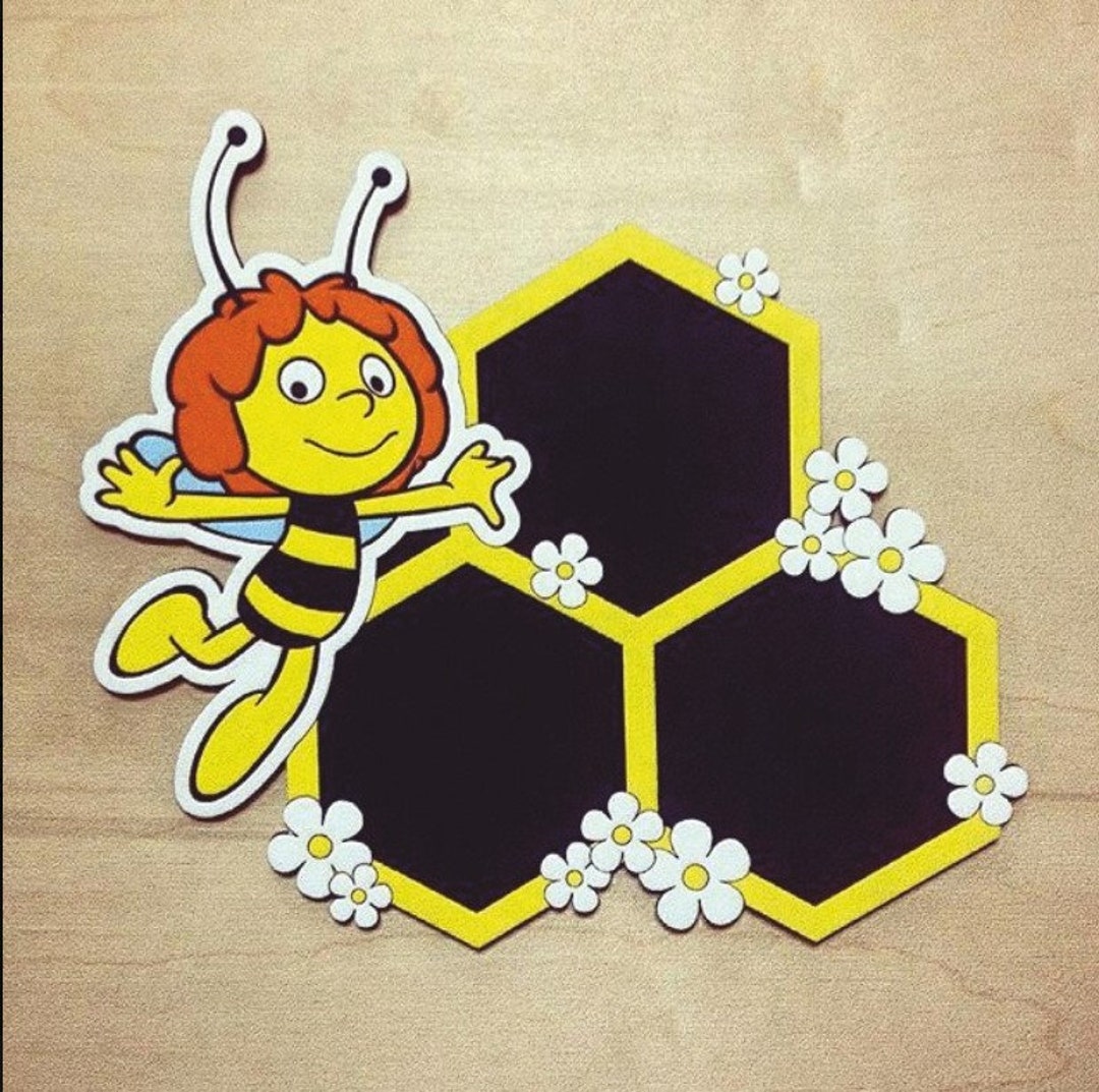 Bee Photo Frame Honeycomb Picture Frames Hexagon Frames 3d Model Puzzle ...