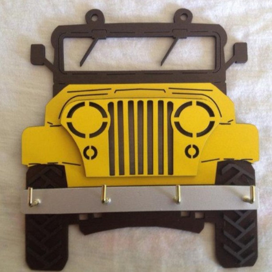 Jeep Key Holder 3D Model Puzzle File 3D Cdr Dxf Vector Cnc - Etsy