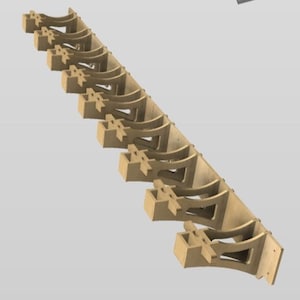 Cut Hanging - Filament Spool Holder 6mm CDR 3D Model Puzzle File 3D Svg ...