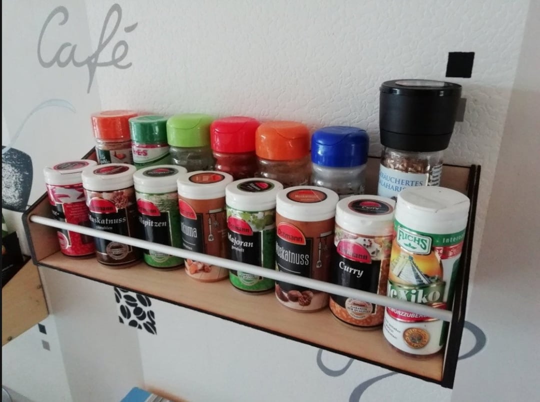 Simple -spice -rack 3mm Plywood-3d Puzzle-vector Cnc Files Instant ...