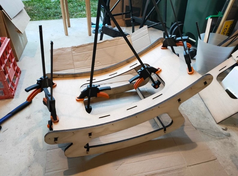 Baby Rocker Template 3D Model Puzzle File 3D Cdr Dxf Vector - Etsy