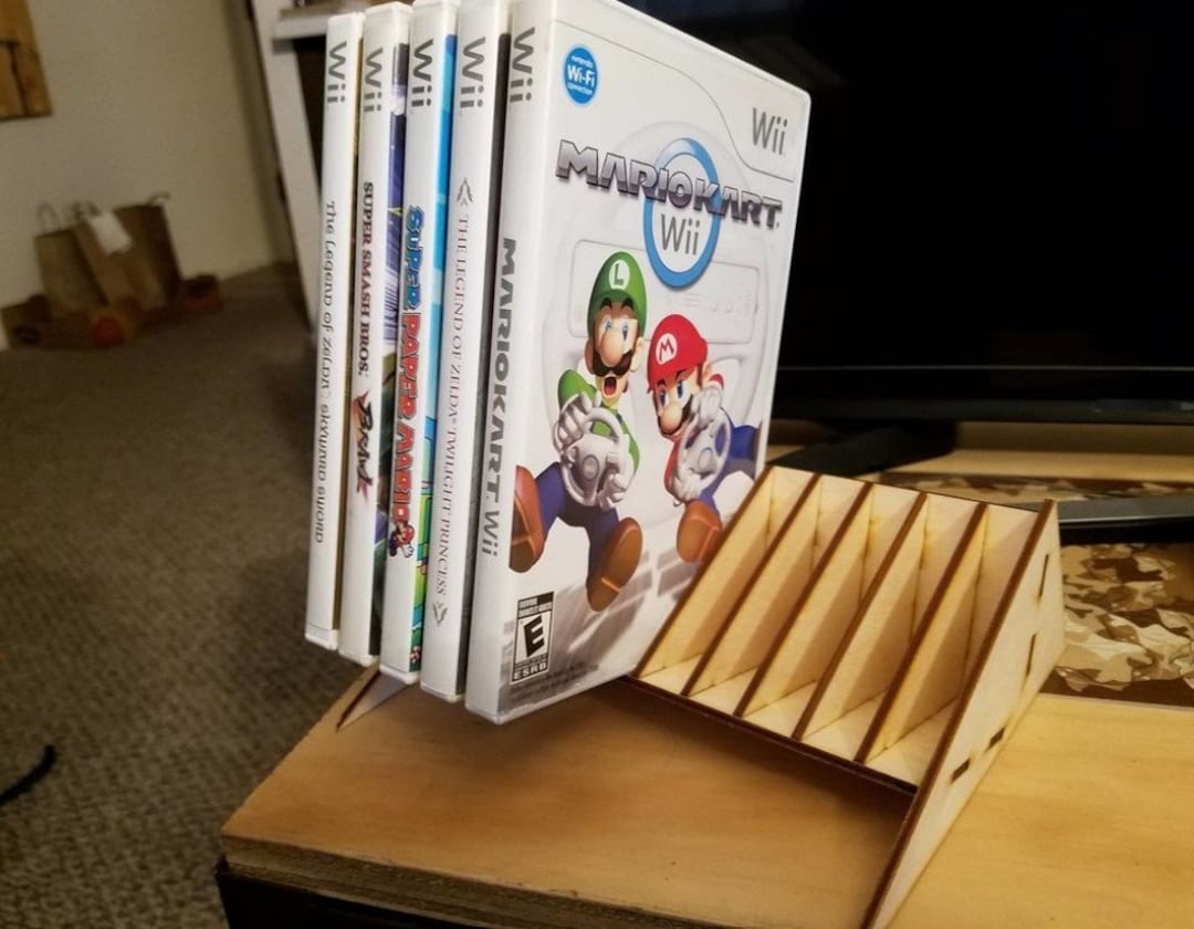 Dvd Storage Rack Dxf 3D Model Puzzle Cut File Decoration Wooden ...